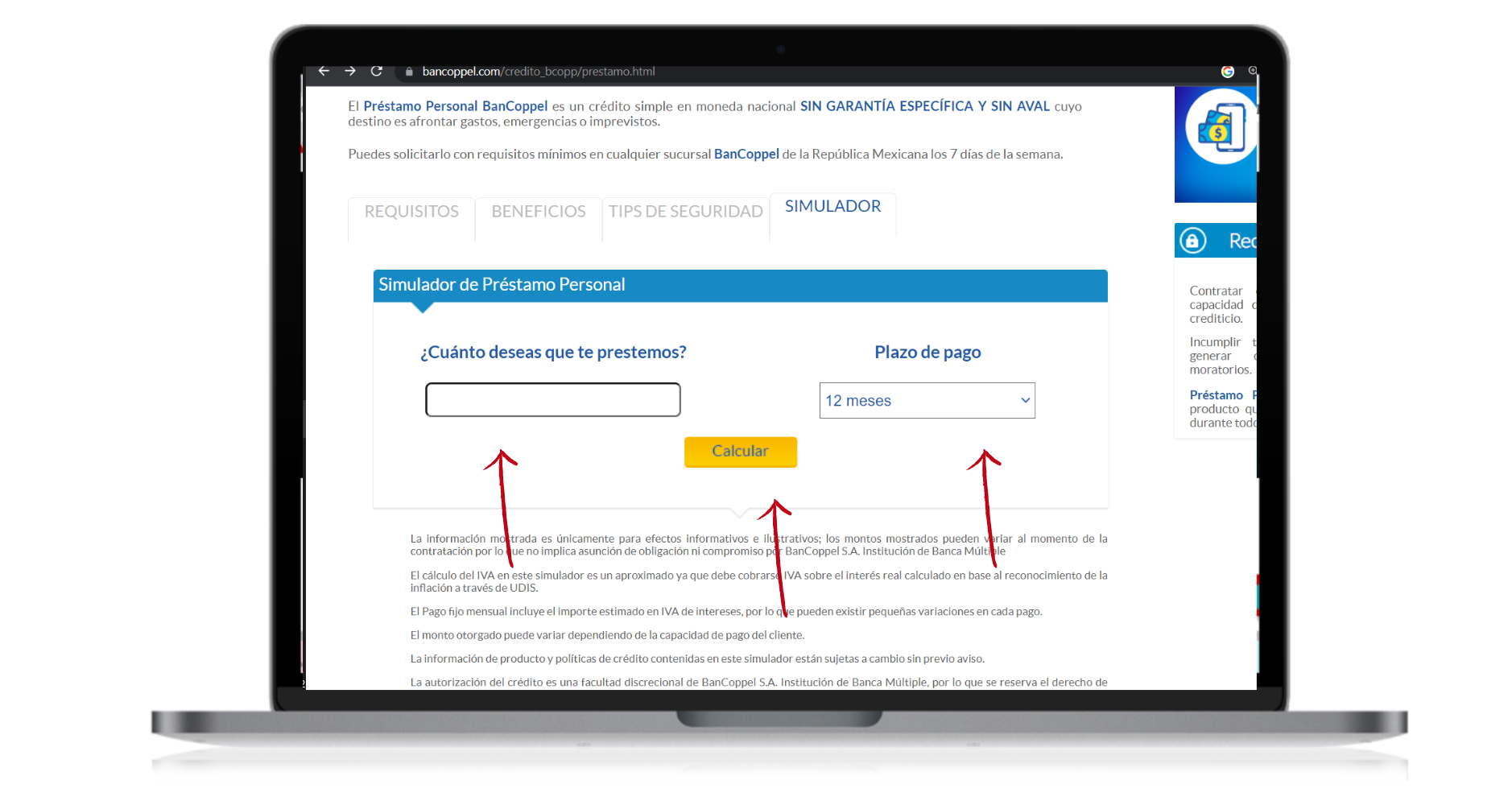 Cómo solicitar en Línea tu Crédito Coppel en Min