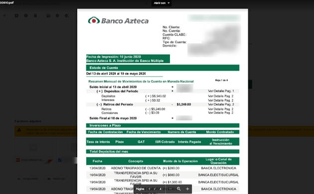 Estado de Cuenta Banco Azteca: Chécalo e imprímelo | Kardmatch
