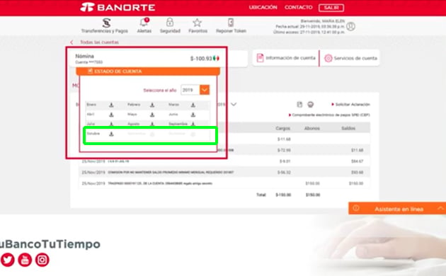 Cómo sacar mi Estado de Cuenta Banorte y CLABE en LÍNEA
