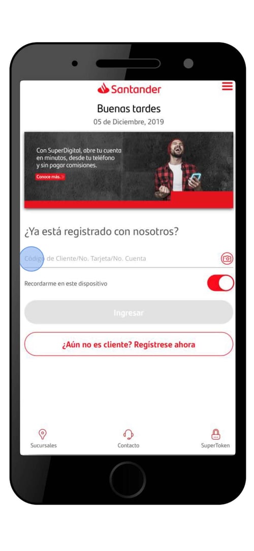 🧐Santander Súper MÓVIL | SALDO | Activar Token y Transferencias