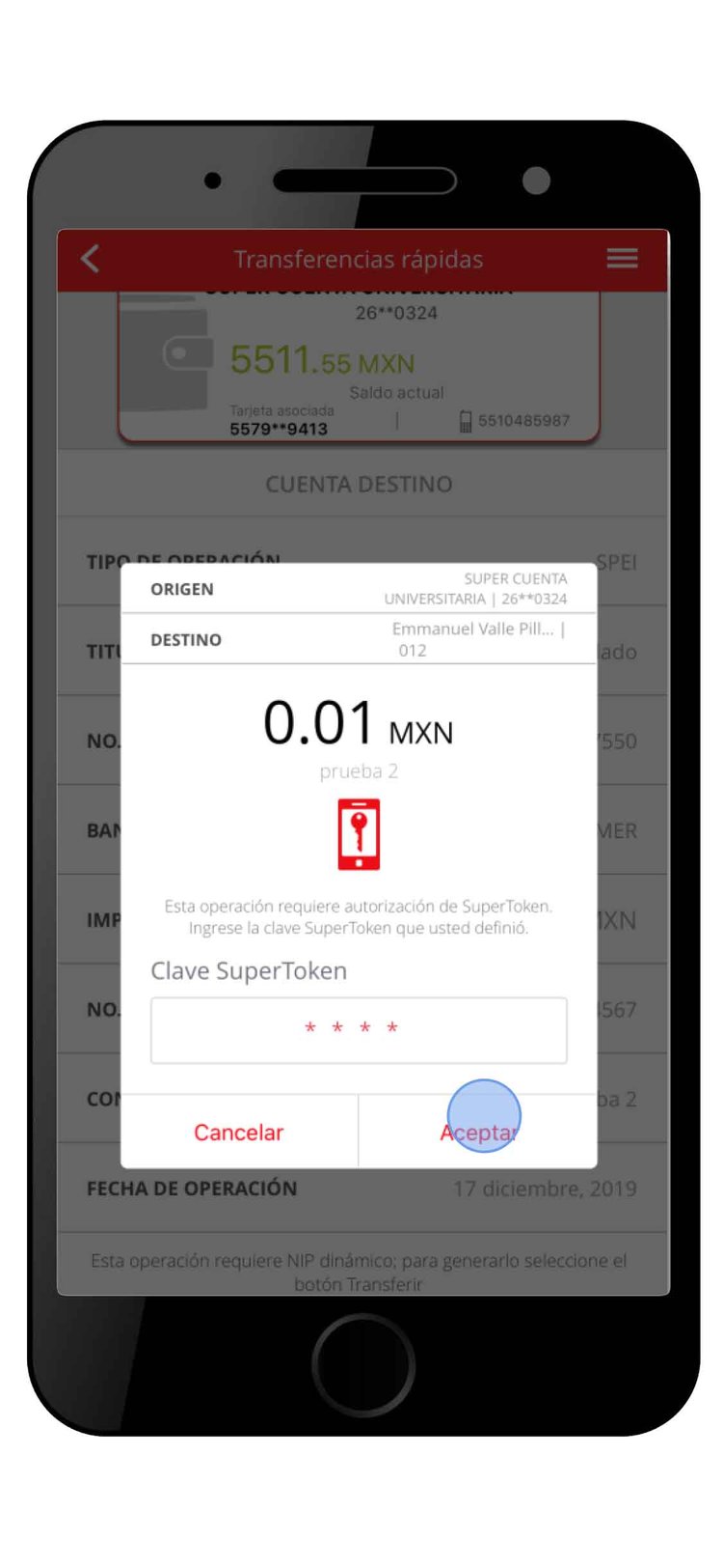 🧐Santander Súper MÓVIL | SALDO | Activar Token y Transferencias