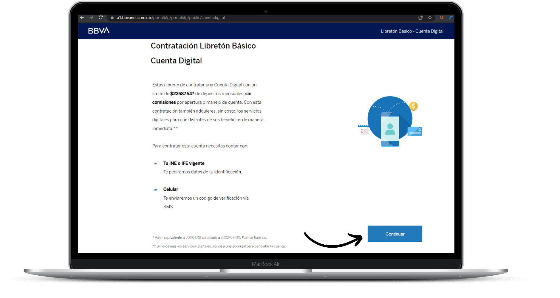 ¿Cómo solicitar tarjeta de débito BBVA en línea?
